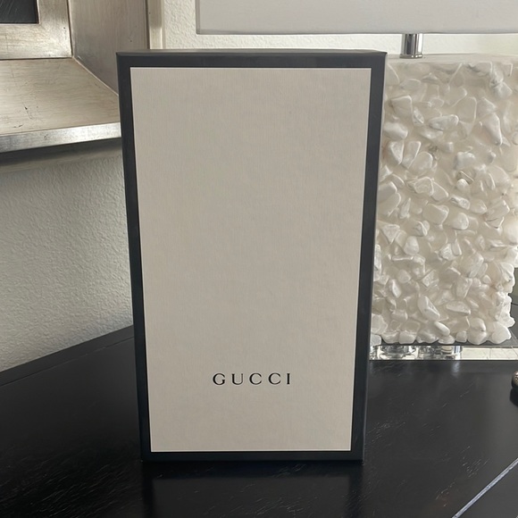 Gucci | Other | New Authentic Gucci Empty Gift Box Black And White Dent ...
